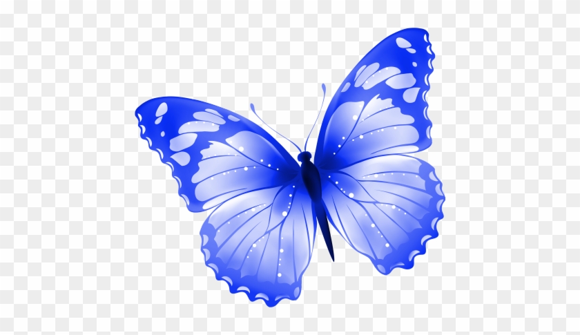 Light Blue Butterfly Clipart - Broken But Not Shattered [book] - Free ...